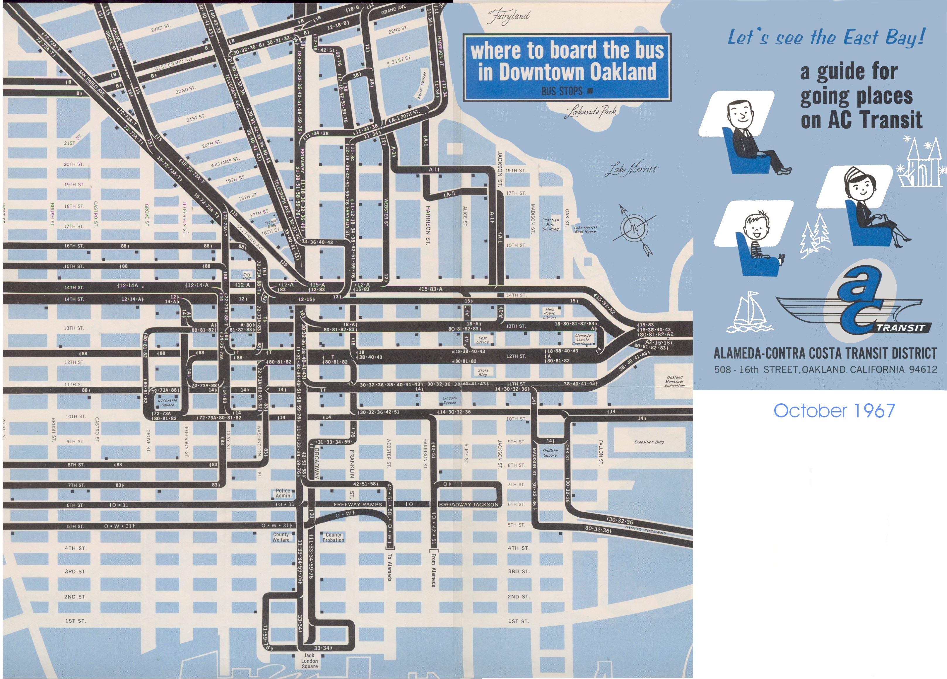 AC Transit System Map