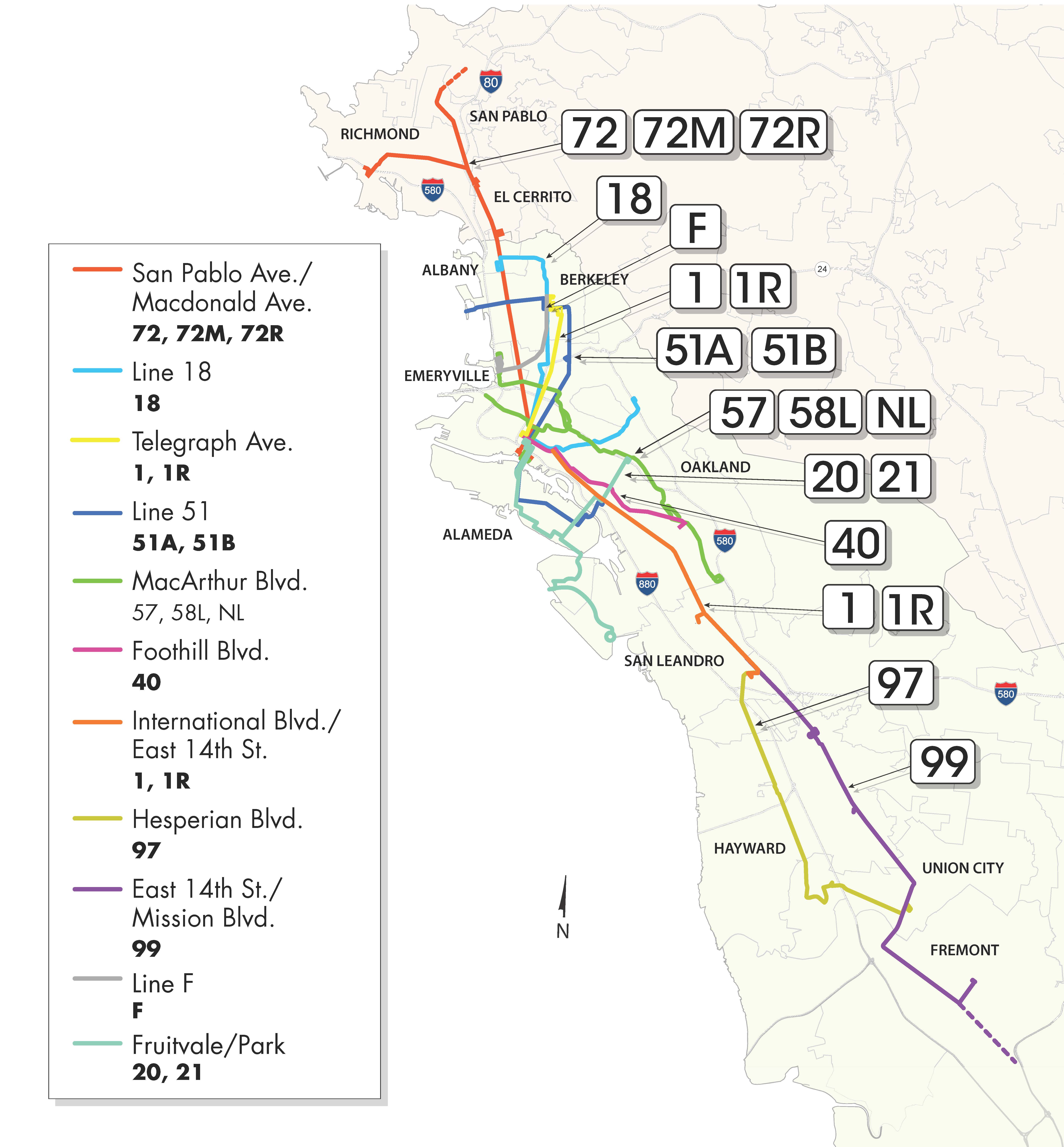 Study Corridors | AC Transit